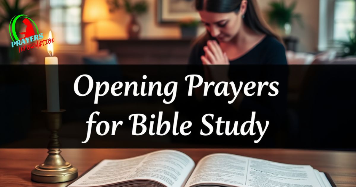 9 Inspiring Opening Prayers For Bible Study